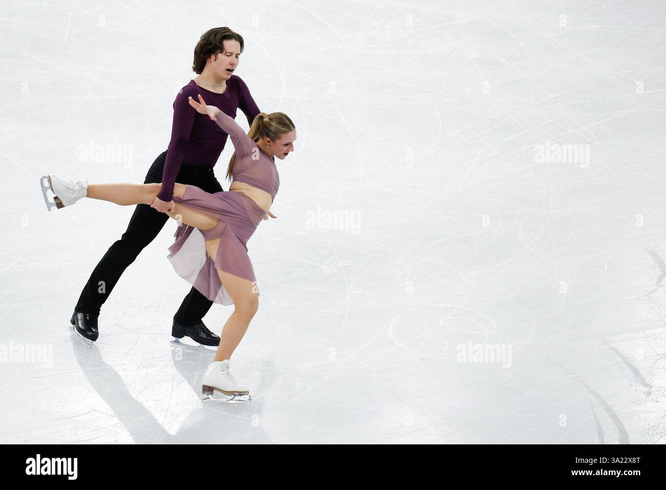 Seoul, South Korea. 22nd Feb, 2025. Emilea Zingas and Vadym Kolesnik ...