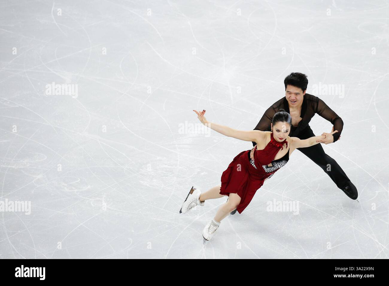Seoul, South Korea. 22nd Feb, 2025. Hannah Lim and Ye Quan (KOR), Feb 22, 2025 - Figure Skating ...