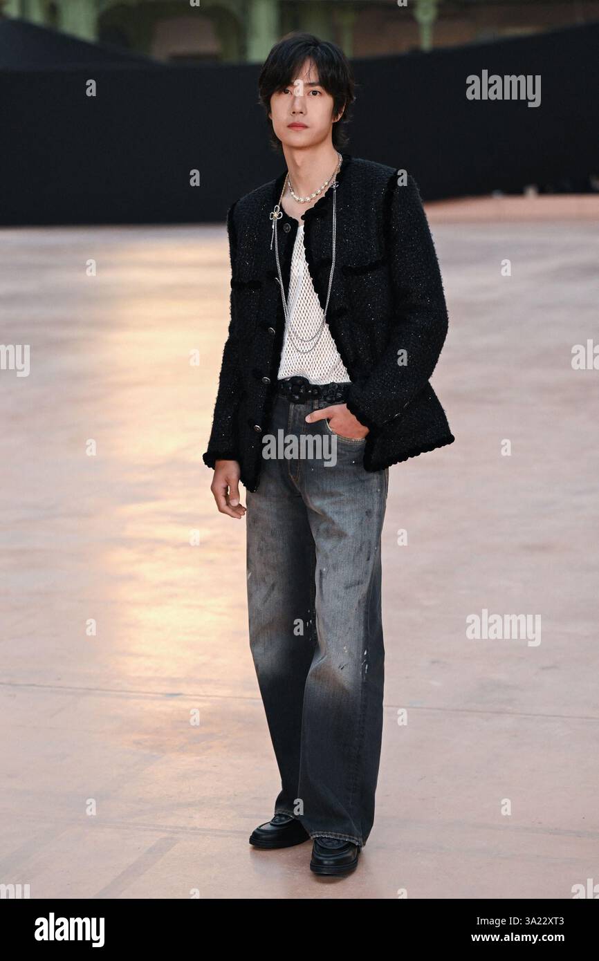 Paris, France. 11th Mar, 2025. Wang Yibo attending the Chanel ...
