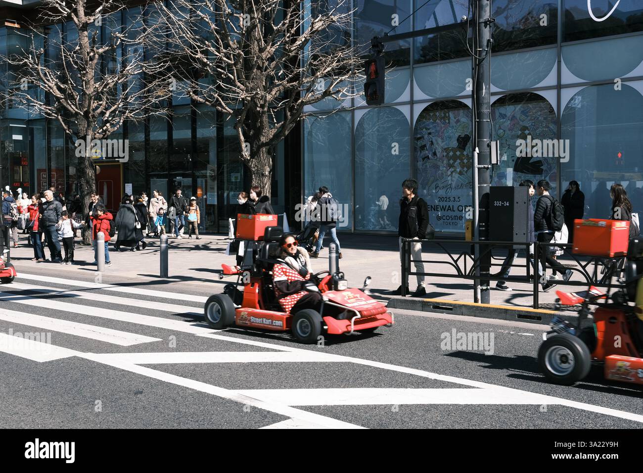 Tokyo, Japan - 23 Feb 2025: Thrilling Mario Kart Adventure in the Heart ...