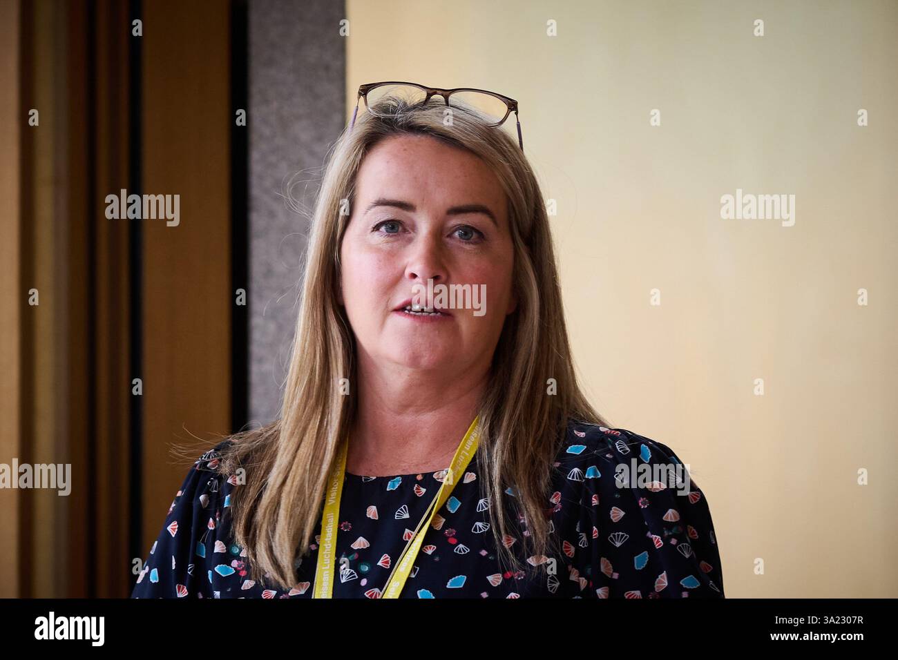 Edinburgh Scotland, UK 11 March 2025. SNP Chief Executive Carol Beattie ...