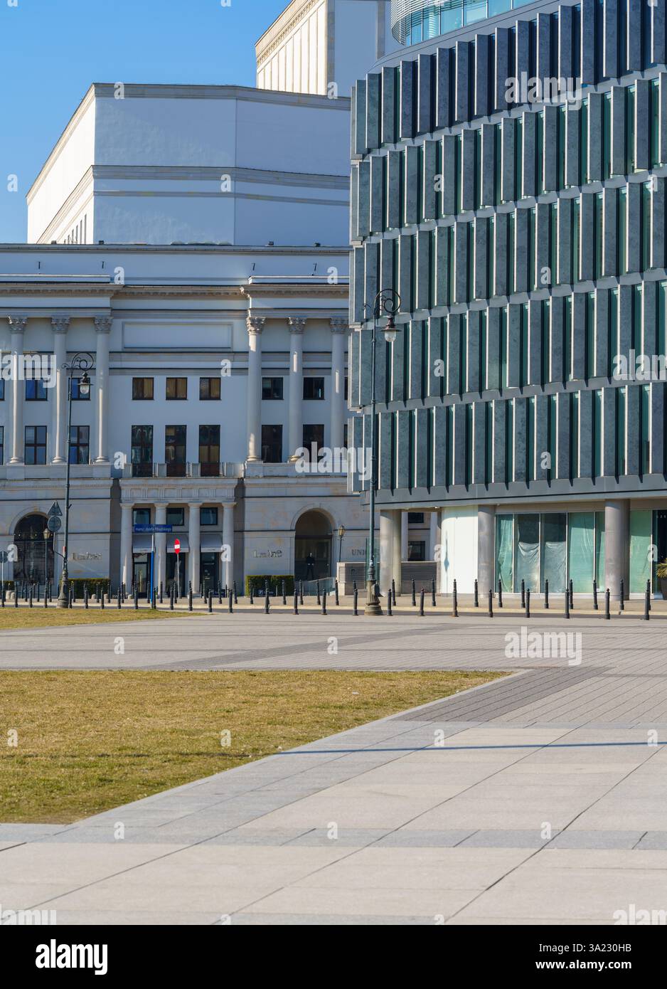 Pilsudski Square - Central, prestigious place in Warsaw, Poland. Site ...