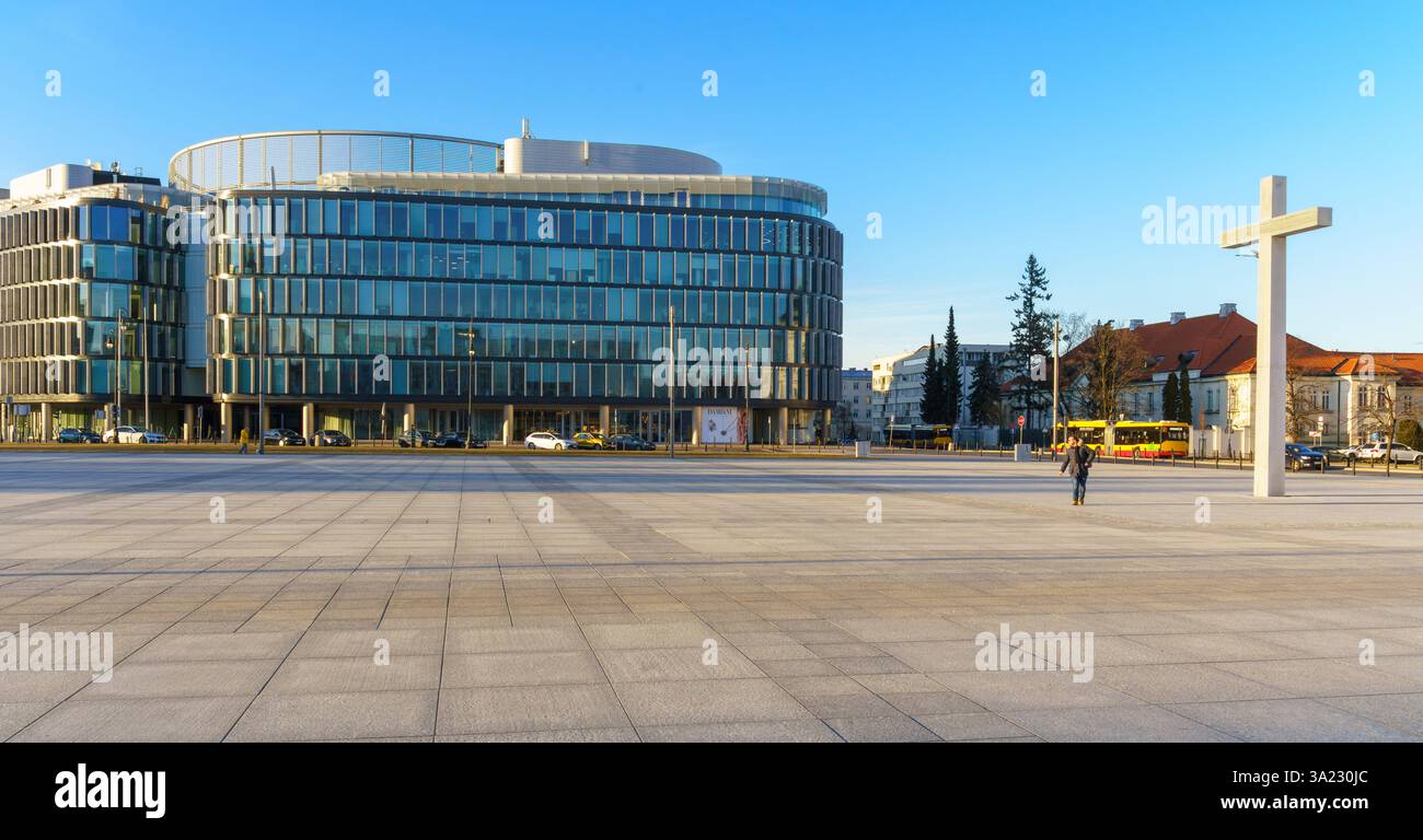 Pilsudski Square in Warsaw, Poland - place of many important historic ...