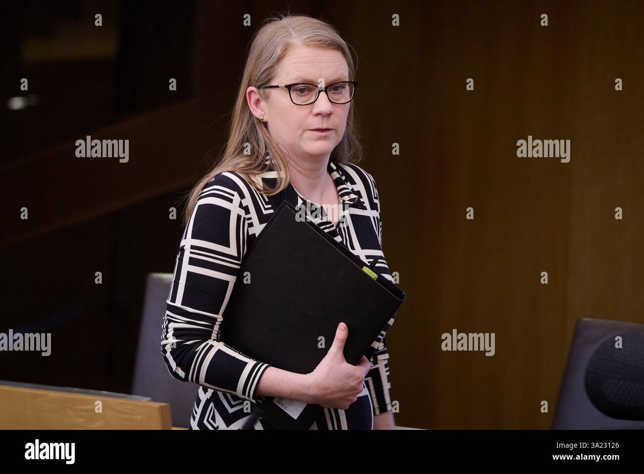 Edinburgh Scotland, UK 11 March 2025. Cabinet Secretary for Social ...