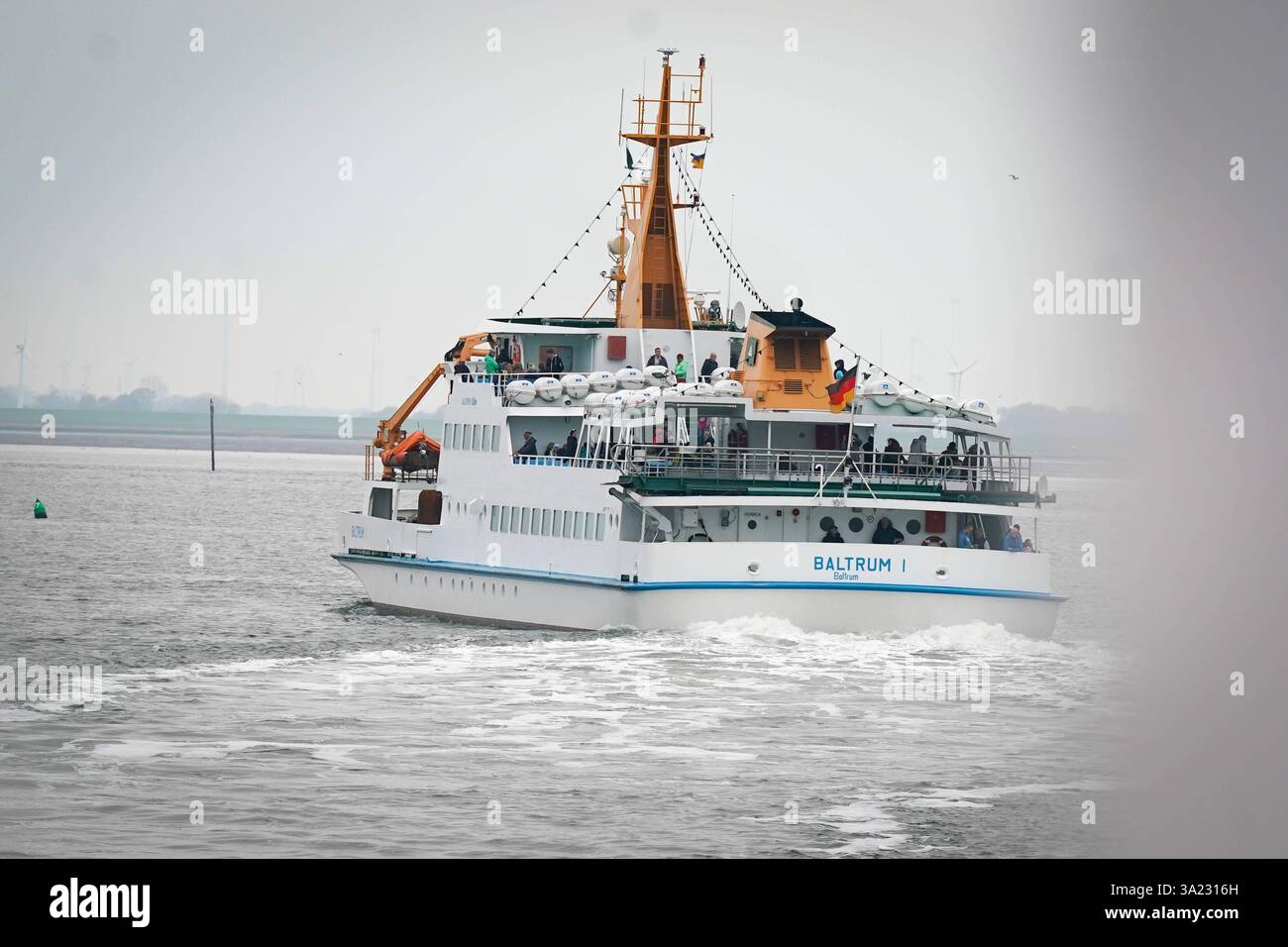 Fähre Baltrum I, Baltrum-Linie, Passagier- und Transportfähre, Nordsee ...