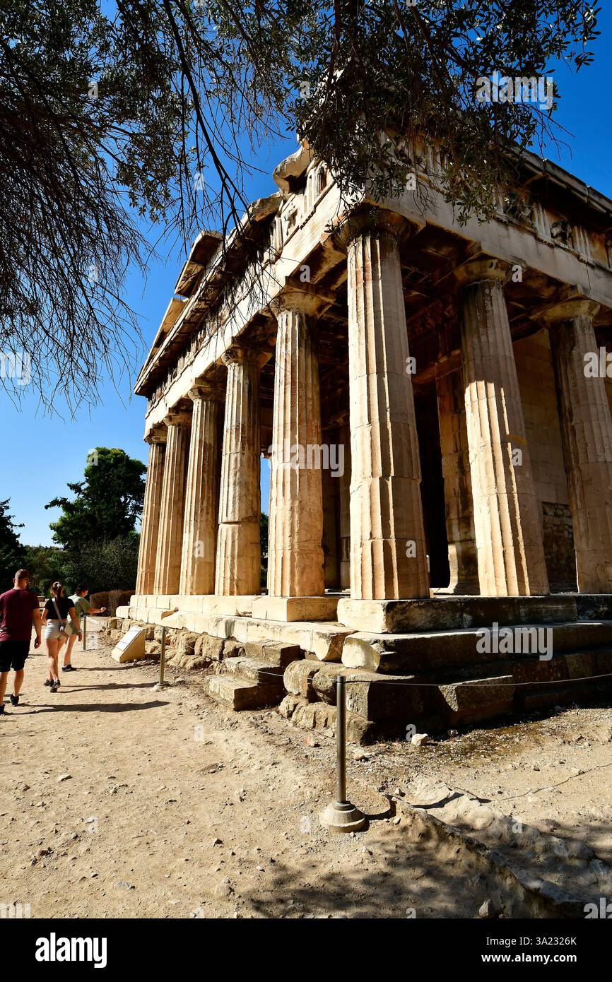 Athens, Greece - September 24, 2024: Unidentified tourists in the ...