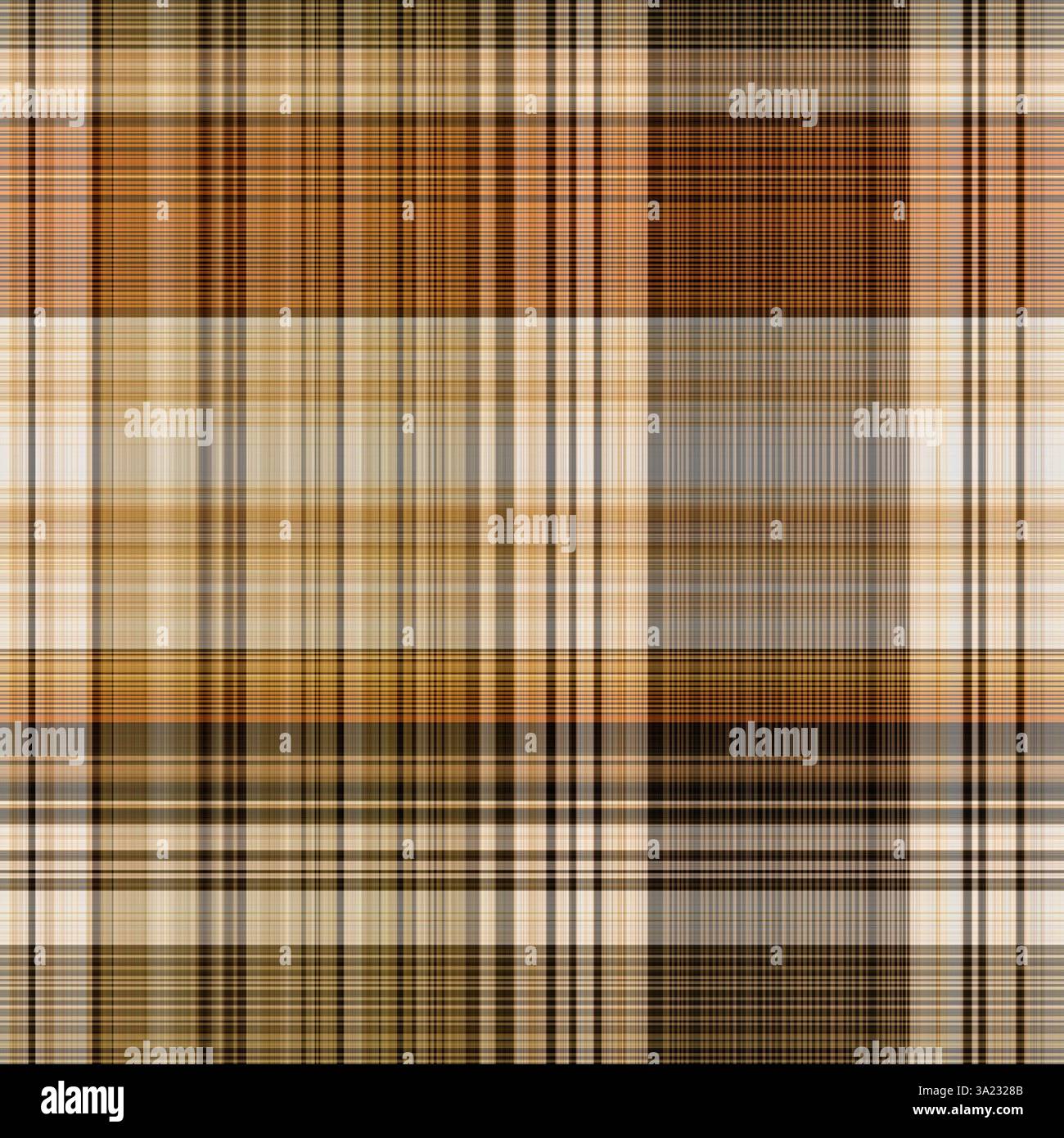 Warm fall gingham tartan check seamless pattern. Woven classic ...