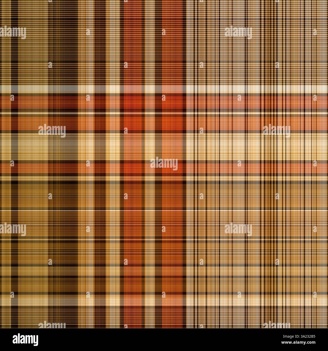 Warm fall gingham tartan check seamless pattern. Woven classic ...
