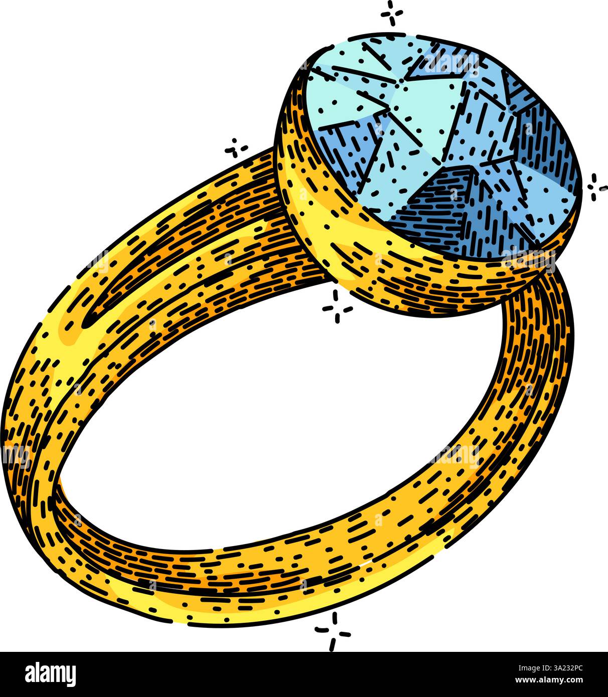 sparkle diamond sketch hand drawn vector Stock Vector Image & Art - Alamy