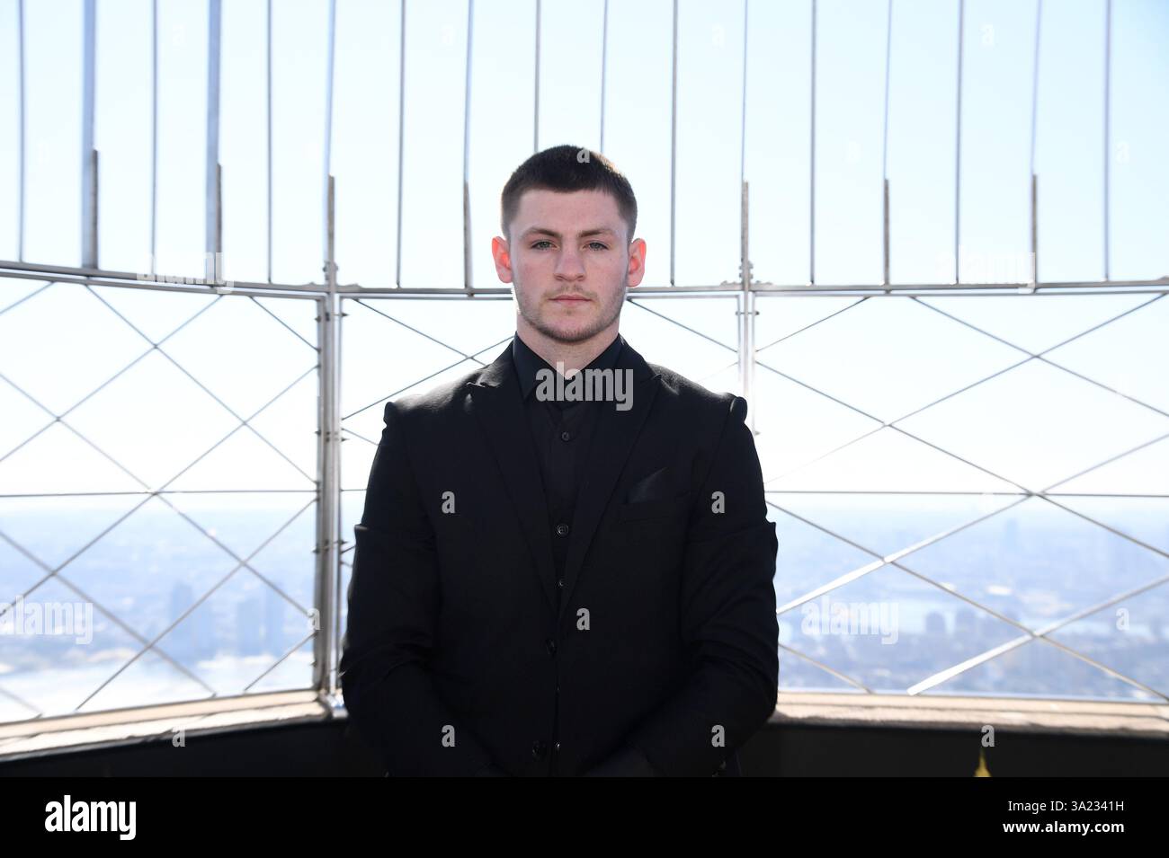 New York, USA. 11th Mar, 2025. Professional boxers Callum Walsh, WBC ...