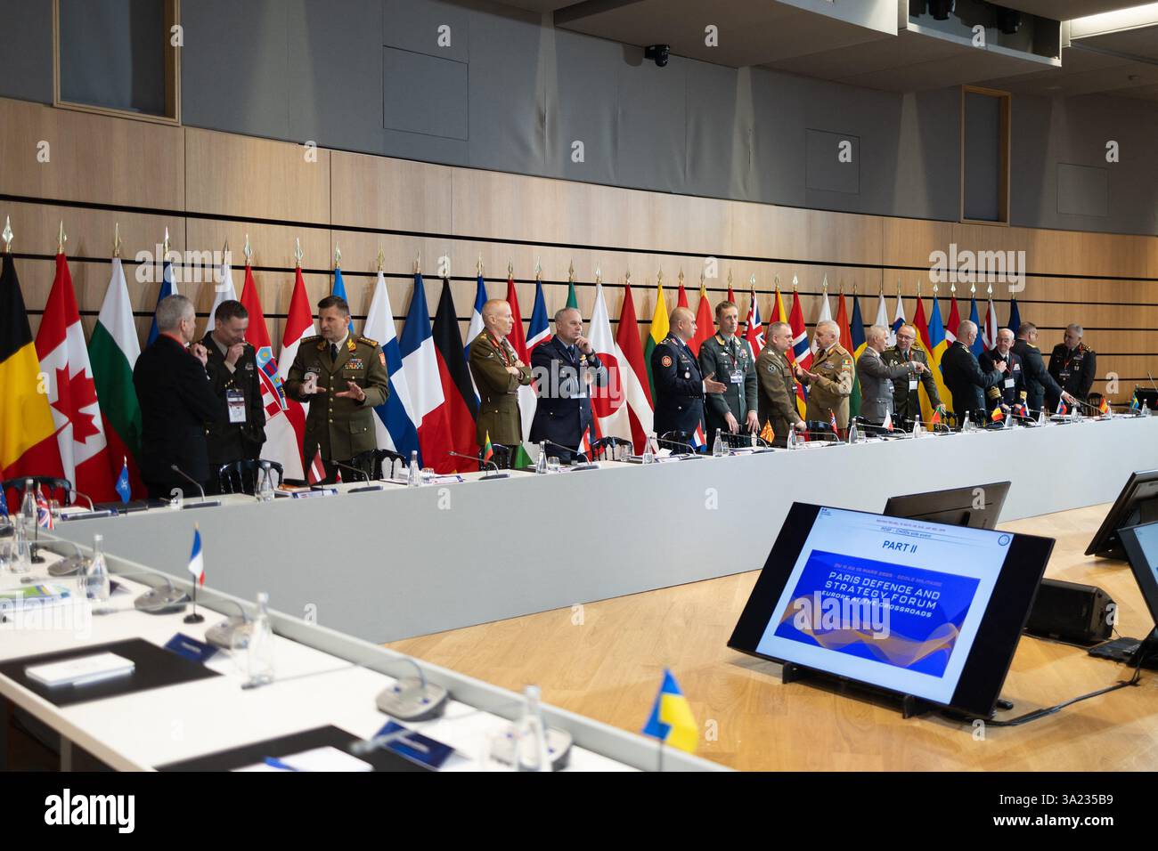 Paris, France. 11th Mar, 2025. Colonel General of several countries ...