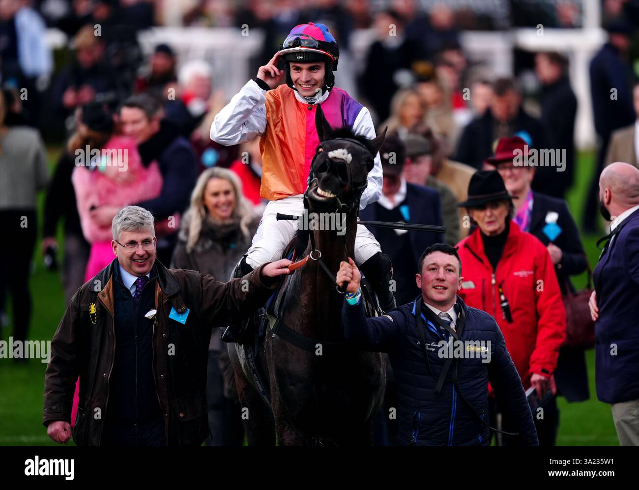 Ben Jones aboard Haiti Couleurs after winning the Princess Royal ...