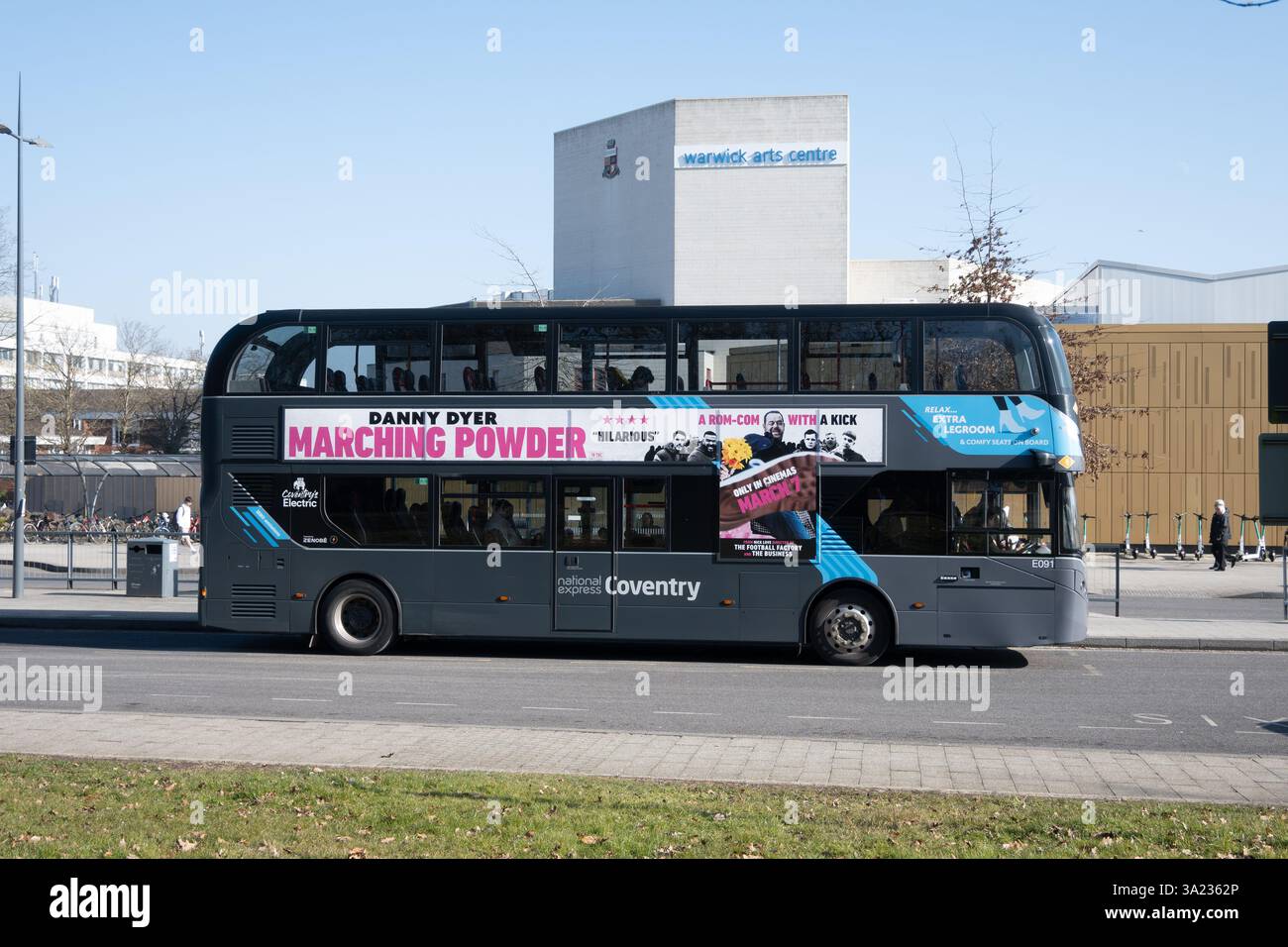 National Express Coventry electric bus at Warwick University ...