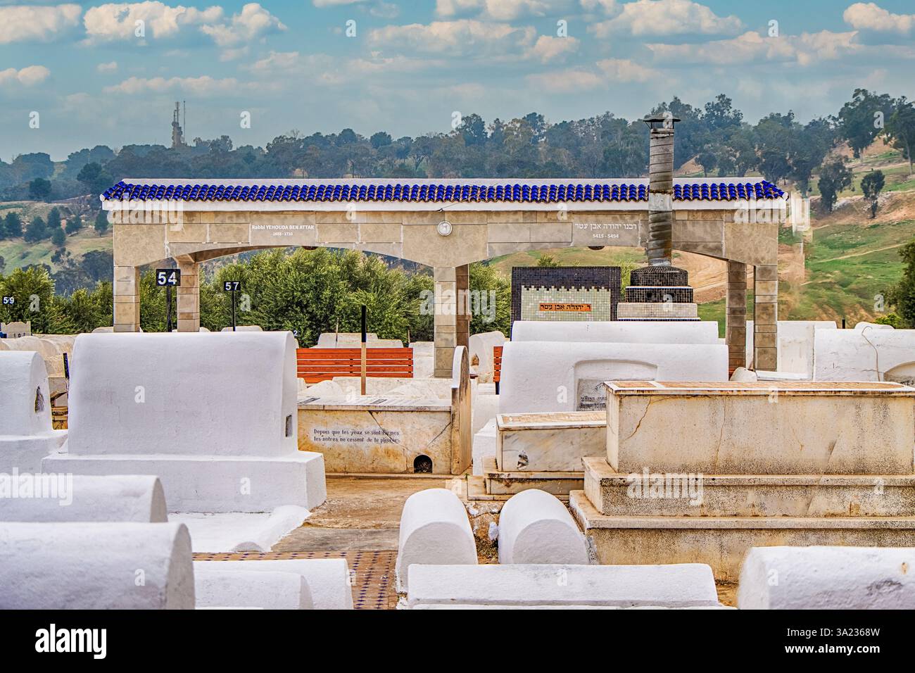 The historical Jewish cemetery of The Ibn Danan Synagogue (from the ...