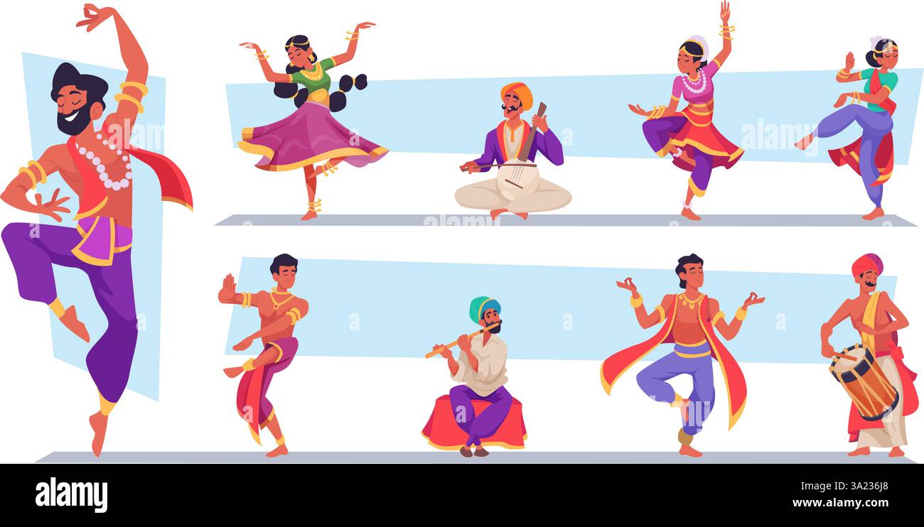 Indian street artist. Authentic musician and dancers from indian ...