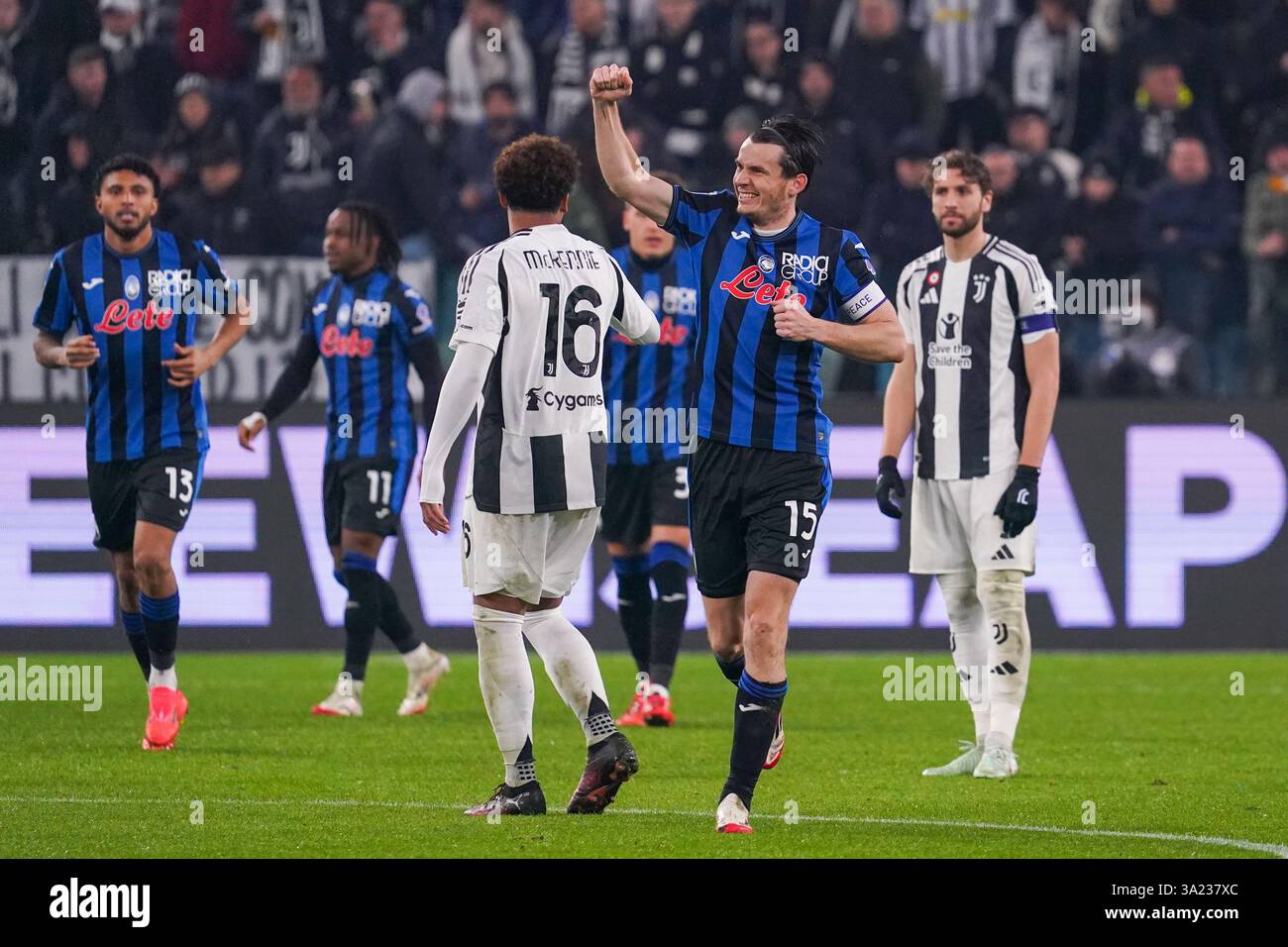Turin, Italy. 9 Mar, 2025. Marten De Roon, during Juventus FC against ...