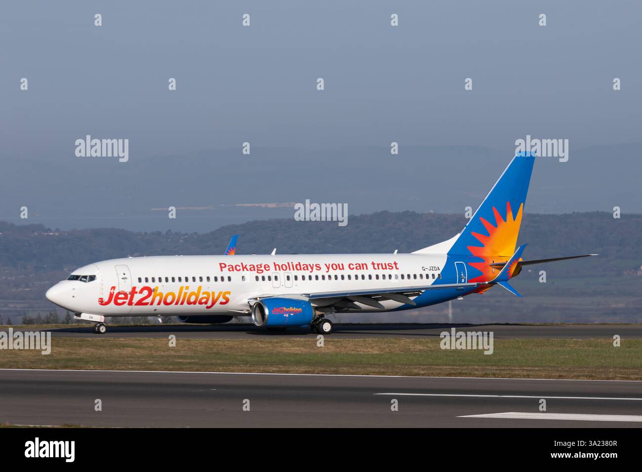 G-JZDA Boeing 737-82R Jet2 Bristol Airport 08/03/2025 Stock Photo - Alamy