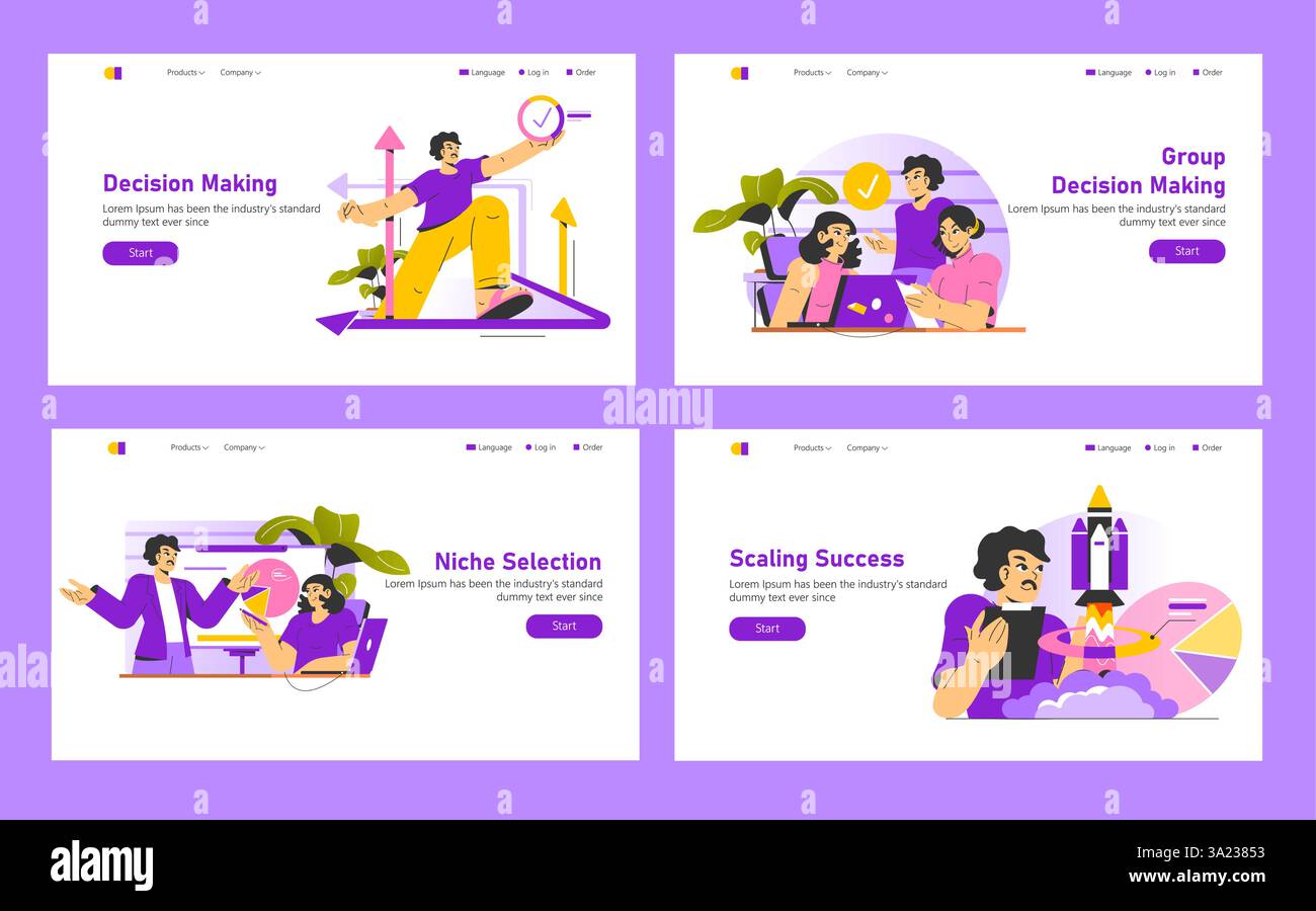 The essence of the decision Stock Vector Images - Alamy