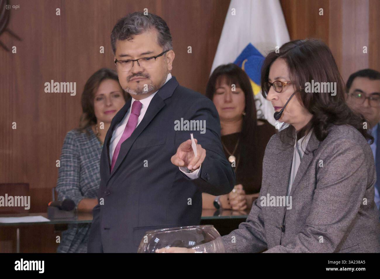 DRAWING OF JUDGES CONSTITUTIONAL COURT Quito March 11, 2025 President ...