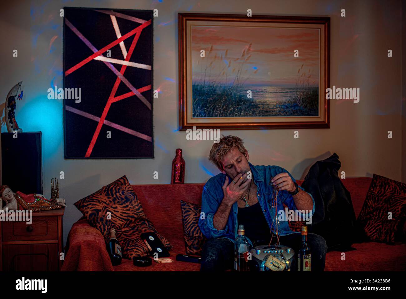 Vintage 80s Music Vibes Stock Photo - Alamy