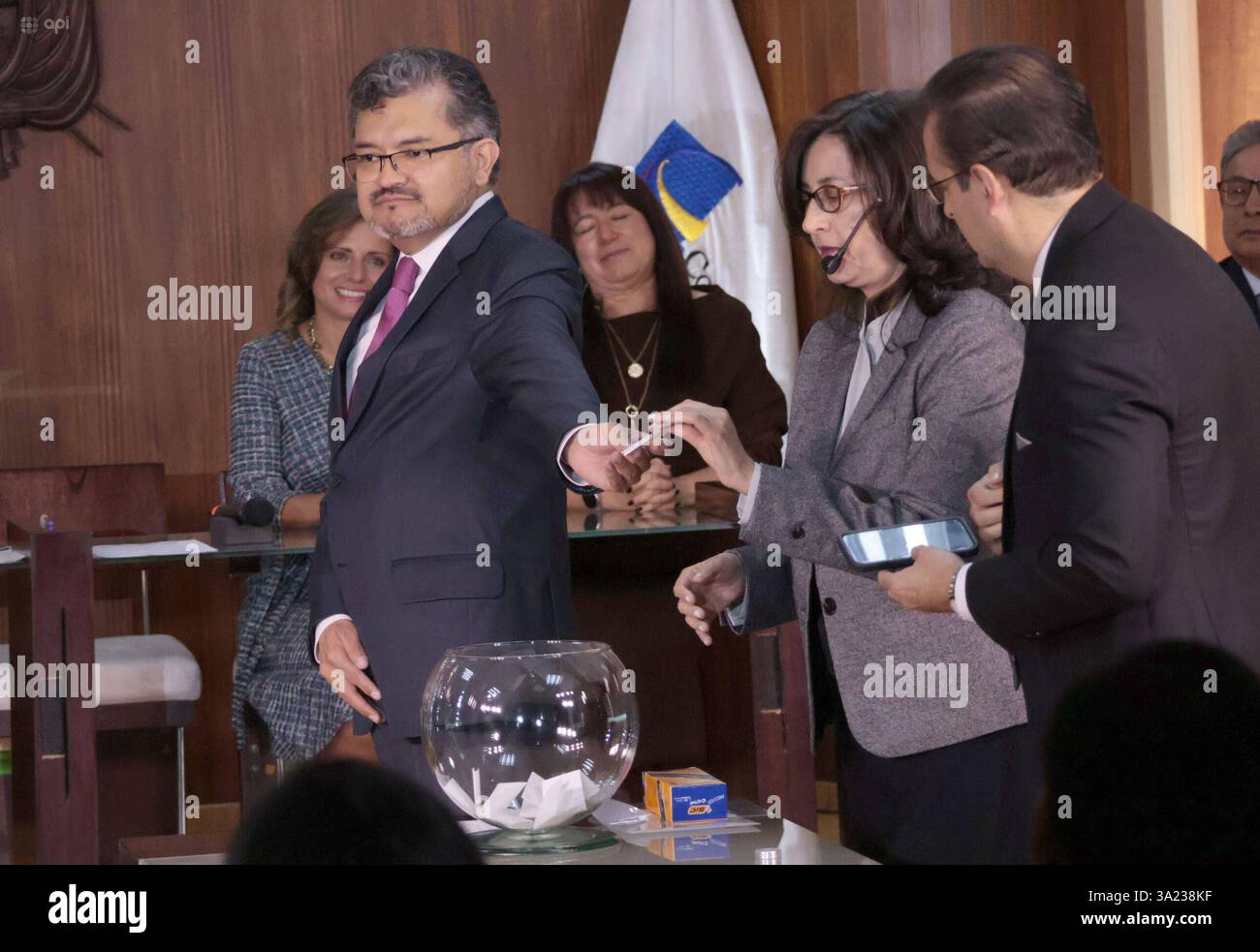 DRAWING OF JUDGES CONSTITUTIONAL COURT Quito March 11, 2025 President ...