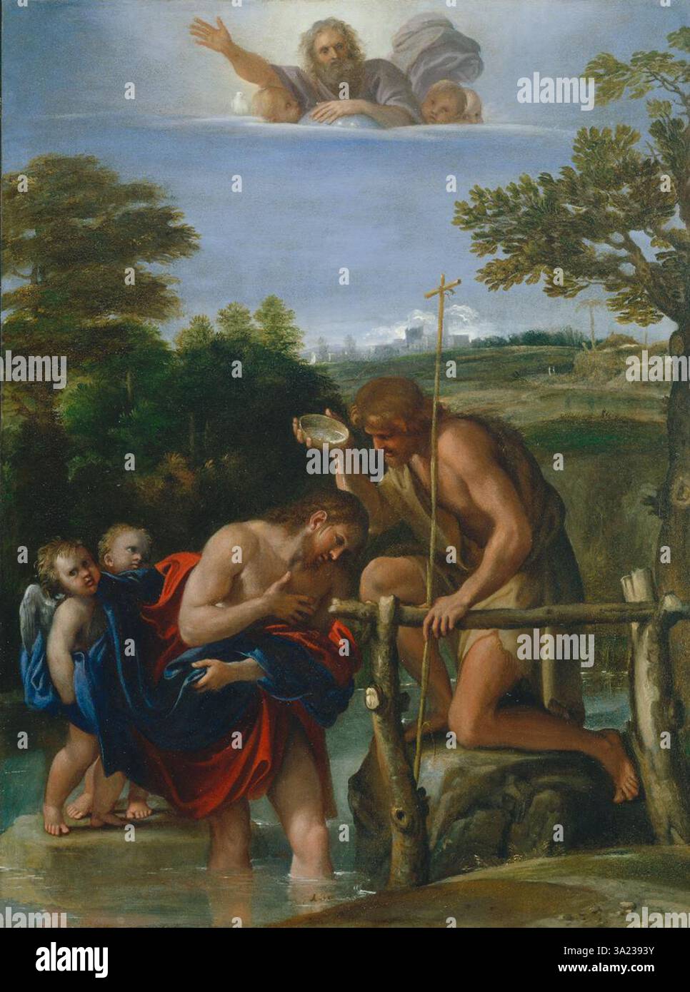 Annibale,Carracci,-,Battesimo,di,Cristo,-,2004- christ baptism 0010 ...