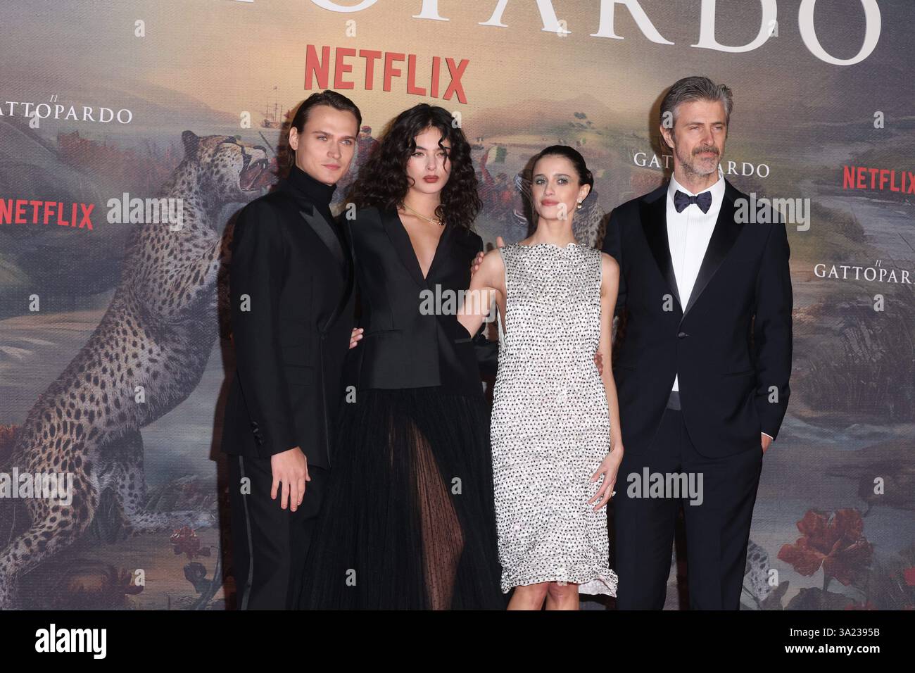 Saul Nanni, Deva Cassel, Benedetta Porcaroli, Kim Rossi Stuart during ...
