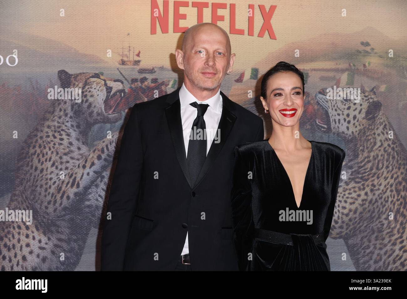 Stefano Sardo and Astrid Meloni during the photocall of the Netflix TV ...