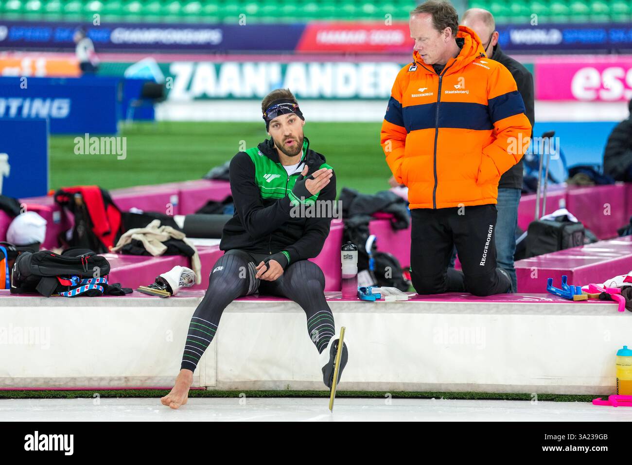 Hamar, Norway. 11th Mar, 2025. HAMAR, NORWAY - MARCH 11: Kjeld Nuis ...