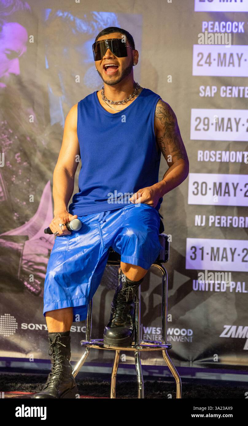 MIAMI, FLORIDA - MARCH 11: Samo of the musical group Camila is seen ...