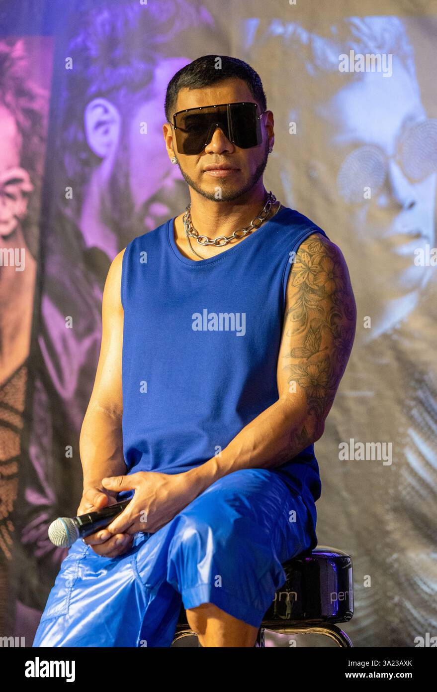 MIAMI, FLORIDA - MARCH 11: Samo of the musical group Camila is seen ...