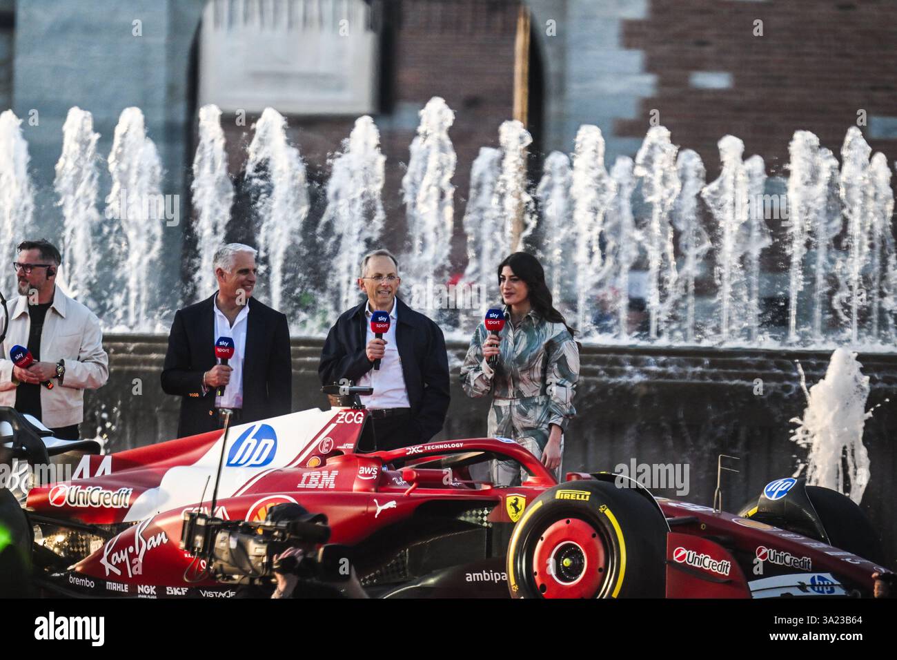 Milan, Italy. 06th Mar, 2025. Frédéric Vasseur during Formula 1 drivers team Ferrari ...