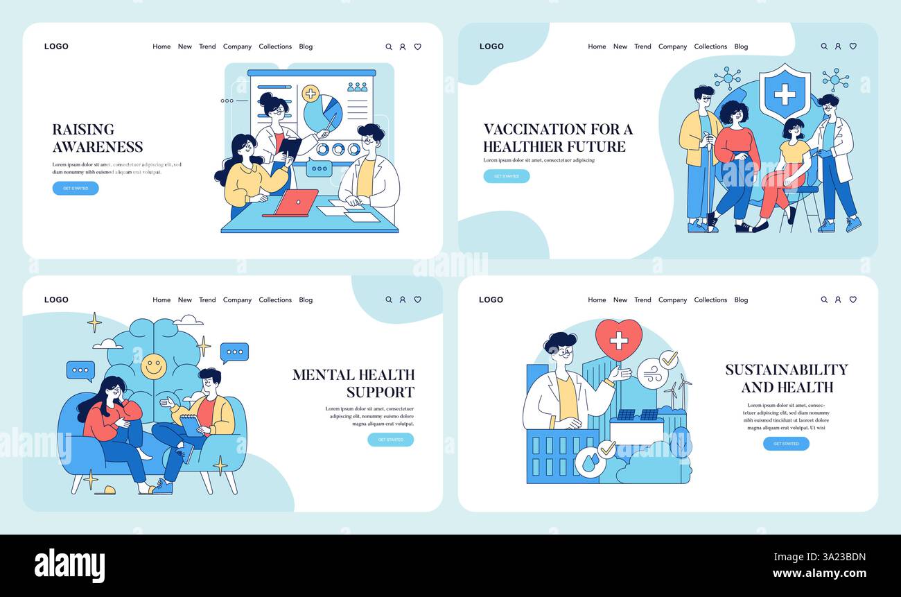 World Health Day illustration celebrating the significance of health ...