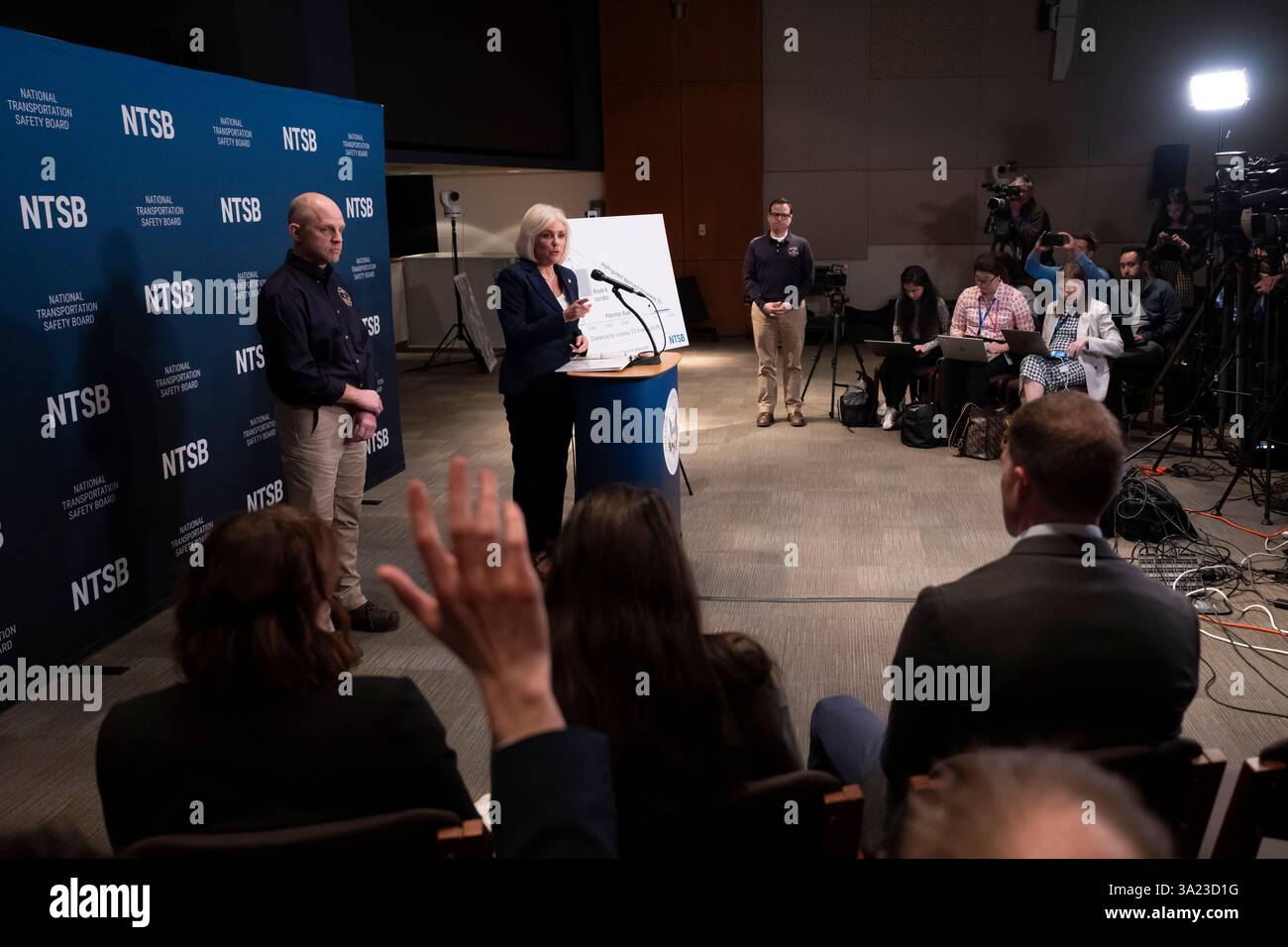 National Transportation Safety Board (NTSB) Chairwoman Jennifer Homendy ...
