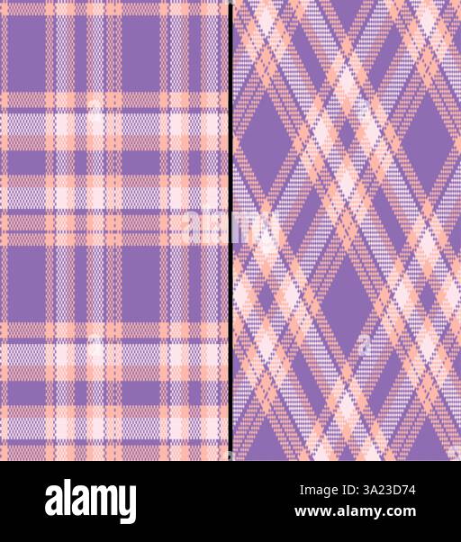 Madras Plaid Seamless Patterns in Gradient themed colors Stock Vector ...