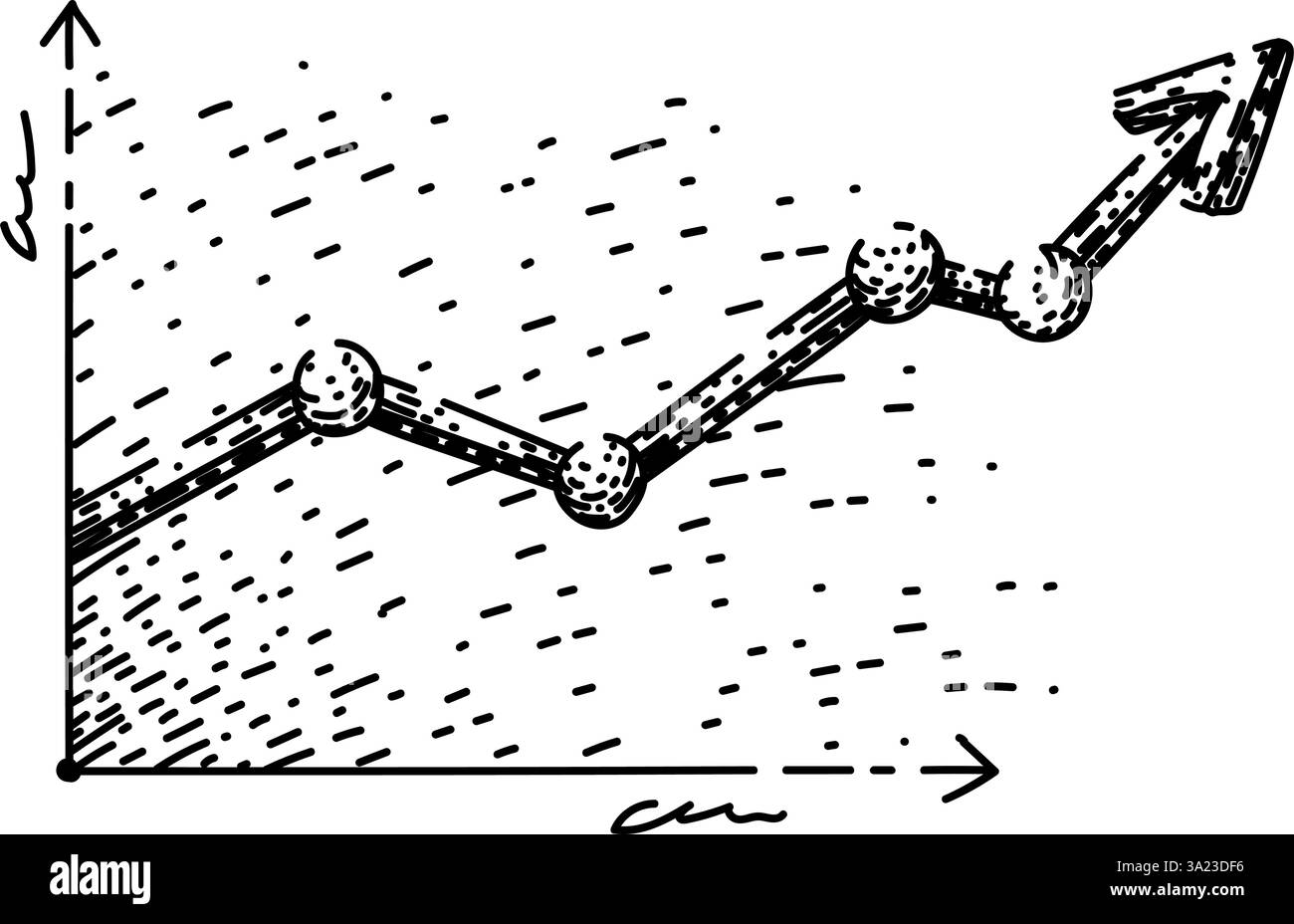 plot graph sketch hand drawn vector Stock Vector Image & Art - Alamy