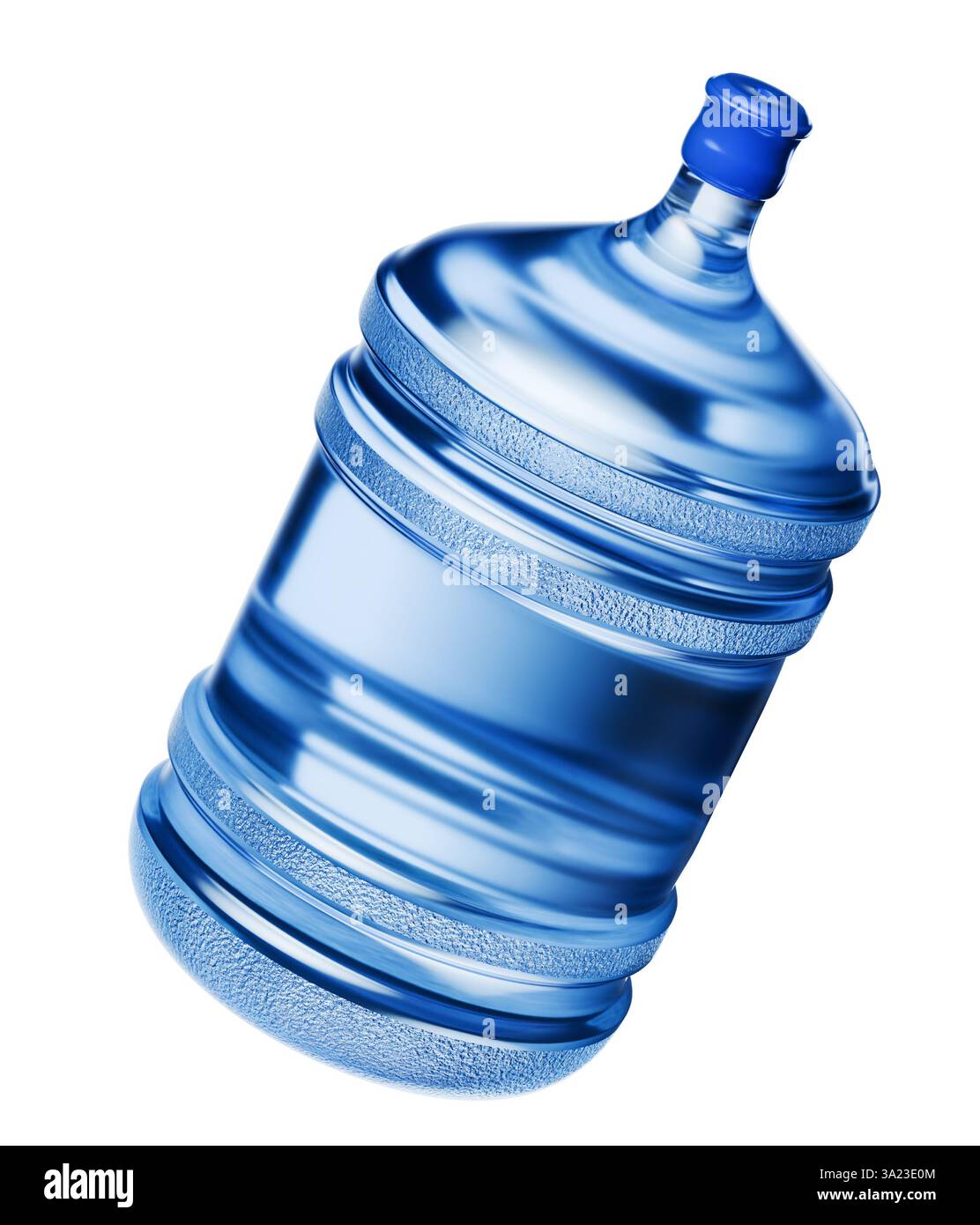 gallon of water isolated on a white background. 3d render Stock Photo ...