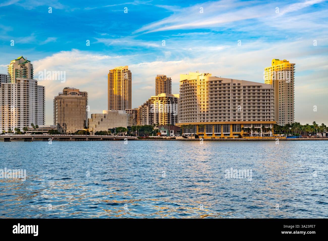 Downtown and real estate developments at Brickell key, Miami, Florida ...