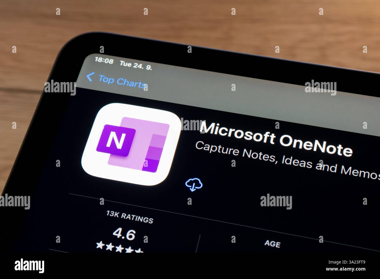 OSTRAVA, CZECHIA - SEPTEMBER 24, 2024: Apple app store with Microsoft ...