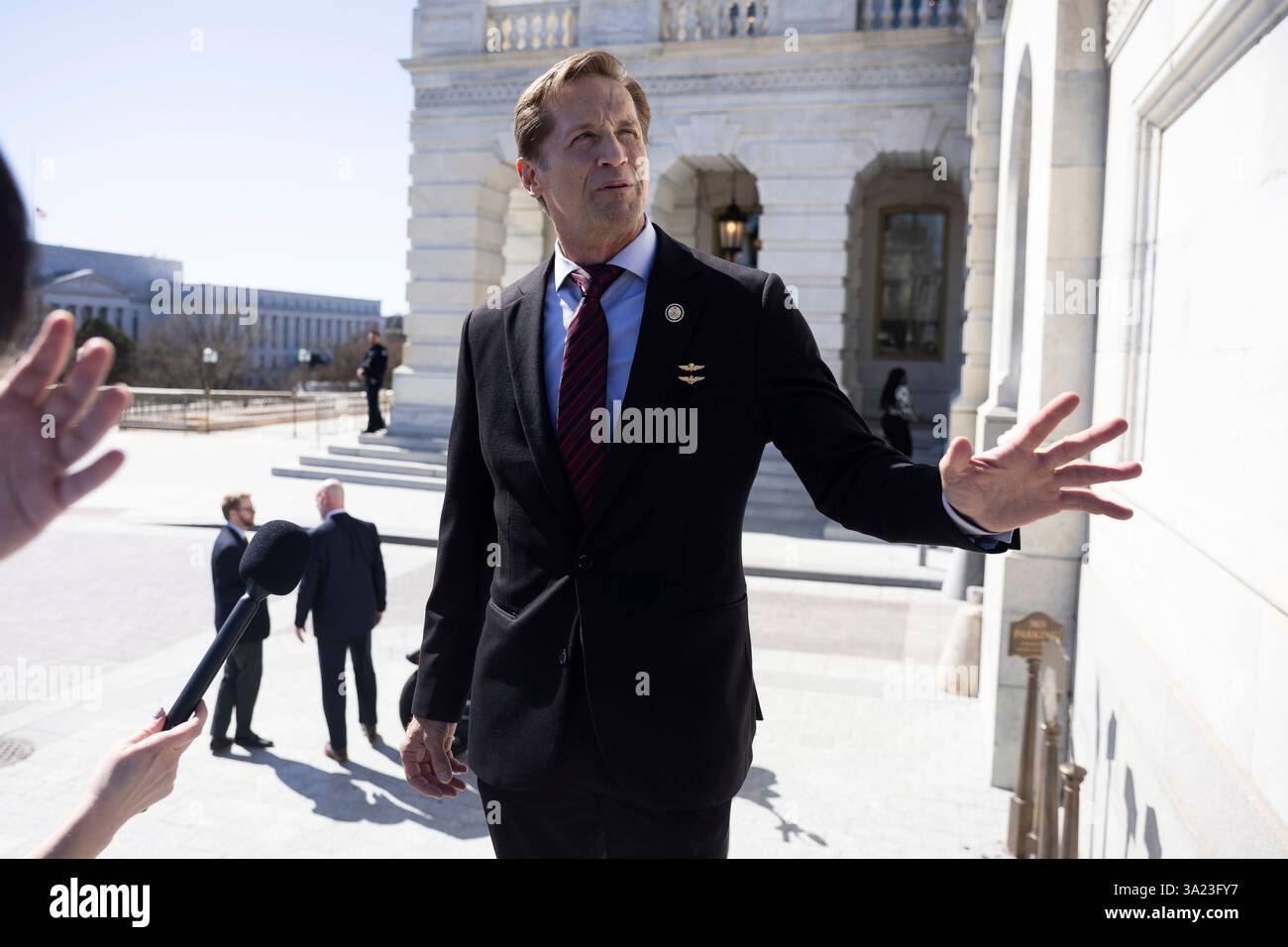 Rep. Rich McCormick (R-Ga.) speaks with reporters outside the U.S ...