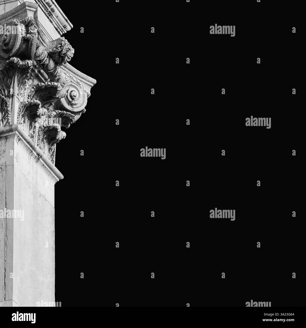 Ancient monument background black Black and White Stock Photos & Images ...