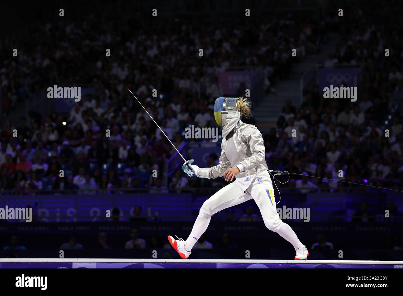 July 29th, 2024 - Paris, France: Olga Kharlan of Ukraine in the Fencing ...
