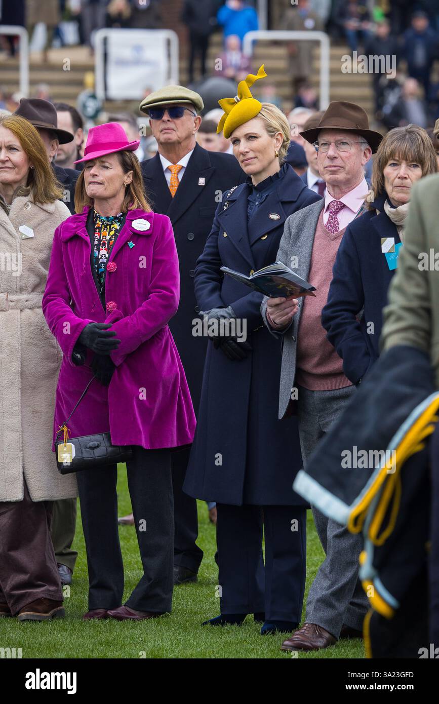 Cheltenham, UK. 11th Mar, 2025. Zara Tindall attended day on of the ...