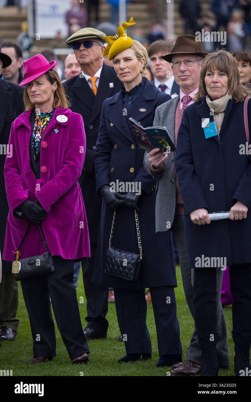 Cheltenham, UK. 11th Mar, 2025. Zara Tindall attended day on of the ...