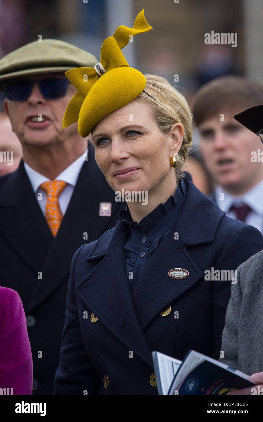 Cheltenham, UK. 11th Mar, 2025. Zara Tindall attended day on of the ...