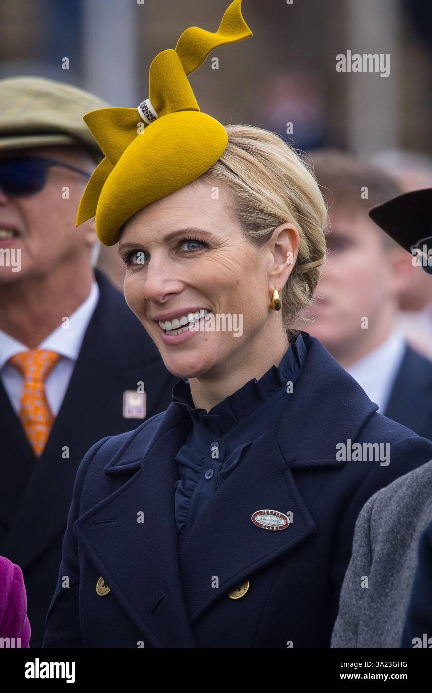 Cheltenham, UK. 11th Mar, 2025. Zara Tindall attended day on of the ...
