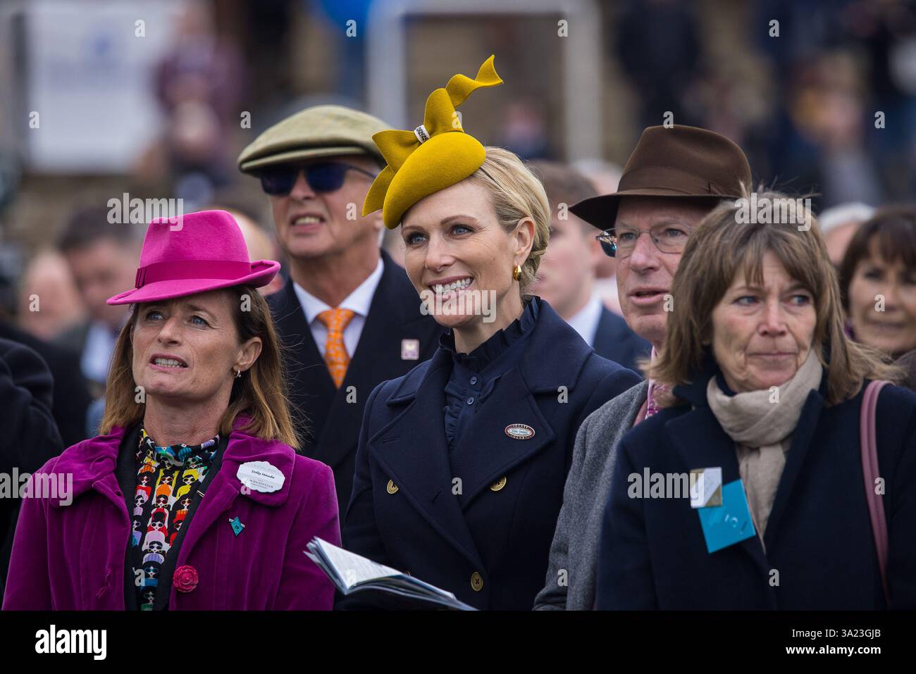 Zara Tindall attended day on of the 2025 Cheltenham Festival with Zara ...