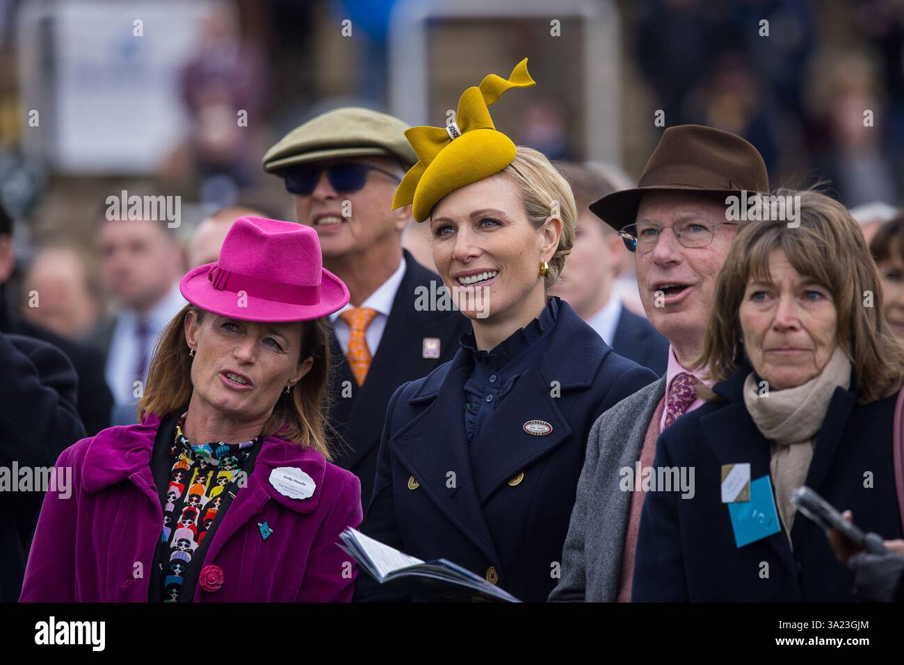 Zara Tindall attended day on of the 2025 Cheltenham Festival with Zara ...