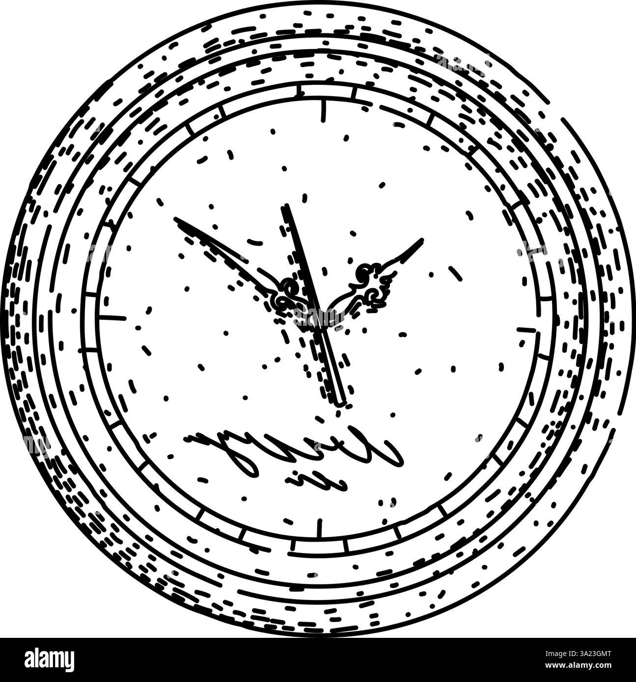 watch clock sketch hand drawn vector Stock Vector Image & Art - Alamy