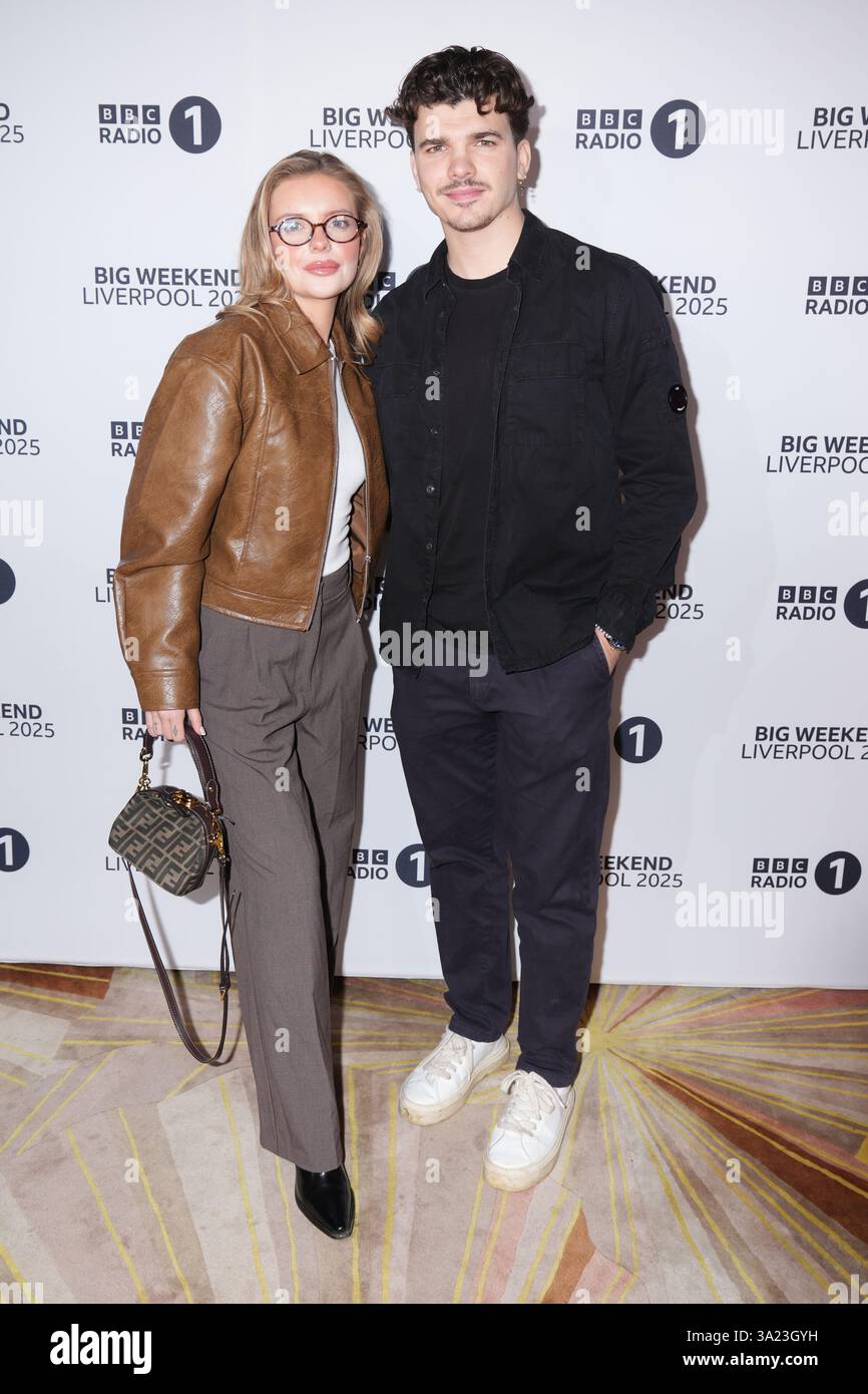 Anna Maynard and Harry Clark attending the launch of BBC Radio 1's Big ...